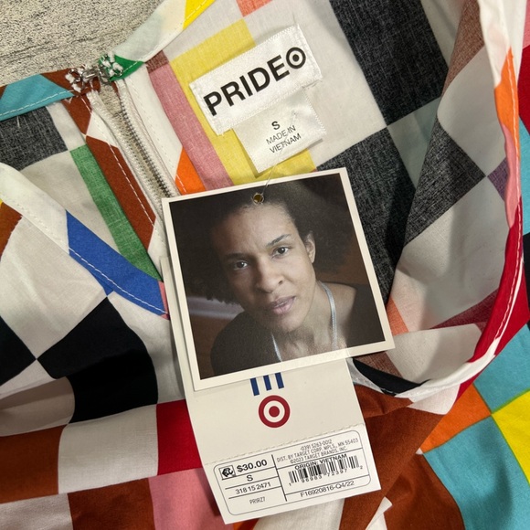 Target | Dresses | Nwt Target Pride Short Sleeve Checkered Skater Dress ...